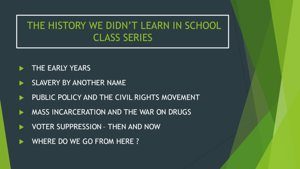Education Series: Racism in America – The History We Didn’t Learn in ...
